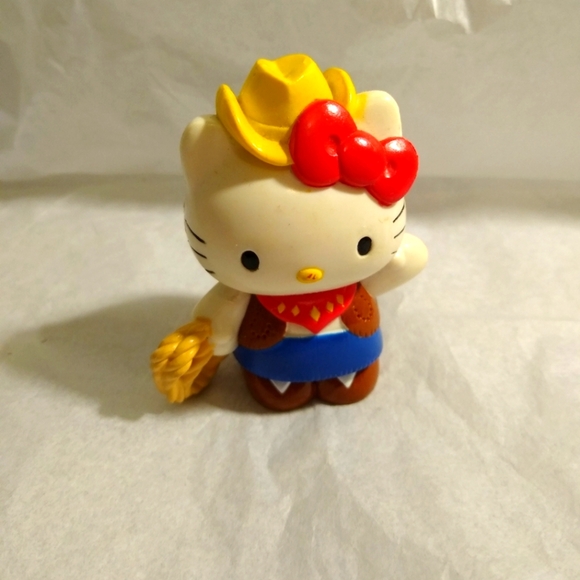 Sanrio | Toys | Hello Kitty Cowboy Cowgirl Cake Figure | Poshmark